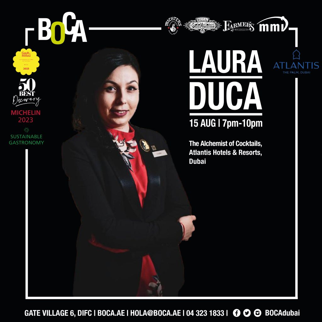 BOCA | LAURA DUCA | BAR TAKEOVER, 7 Mixologists in 7 Weeks